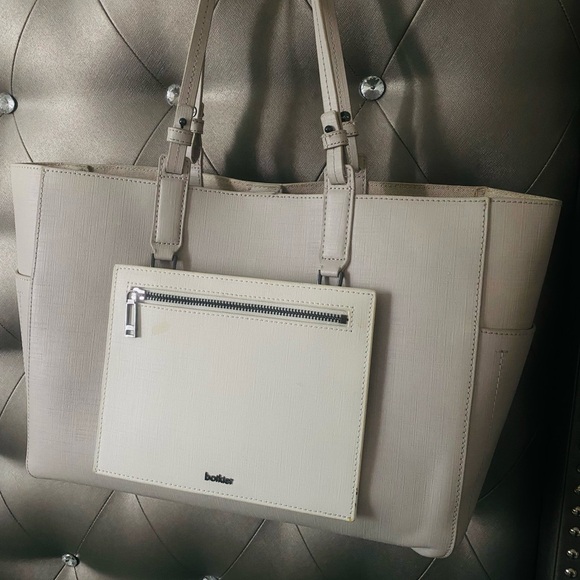 Botkier | Bags | Botkier New York Park Slope Large Beige Leather Tote 4 ...